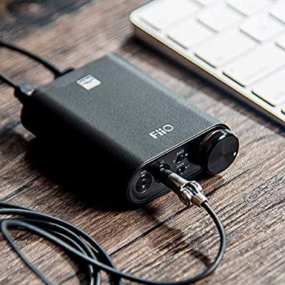 FiiO 8486 K3 Type-C USB DAC and Headphone Amplifier, Black, Small ...