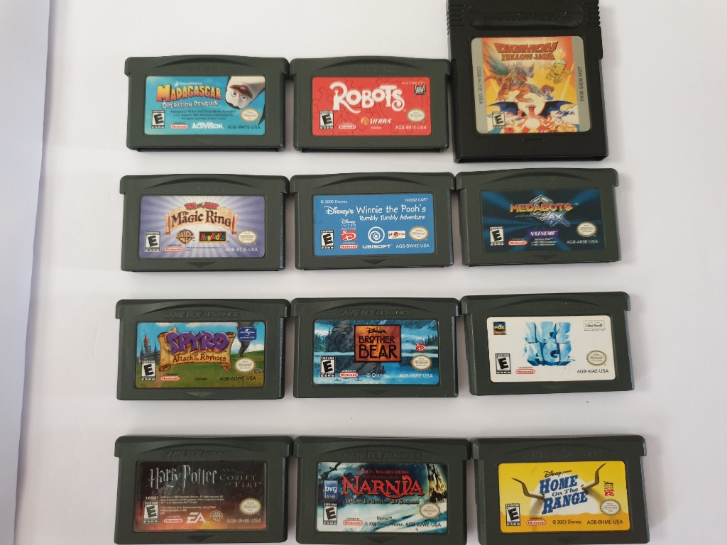 GBA Game Cartridges | 100% authentic | From Retailer, Video Gaming ...