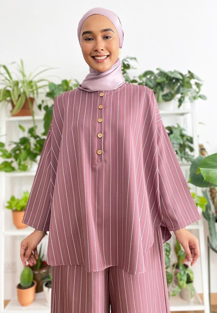HANI BAGGY TOP baju set office hanii melayu, Women's Fashion, Muslimah ...