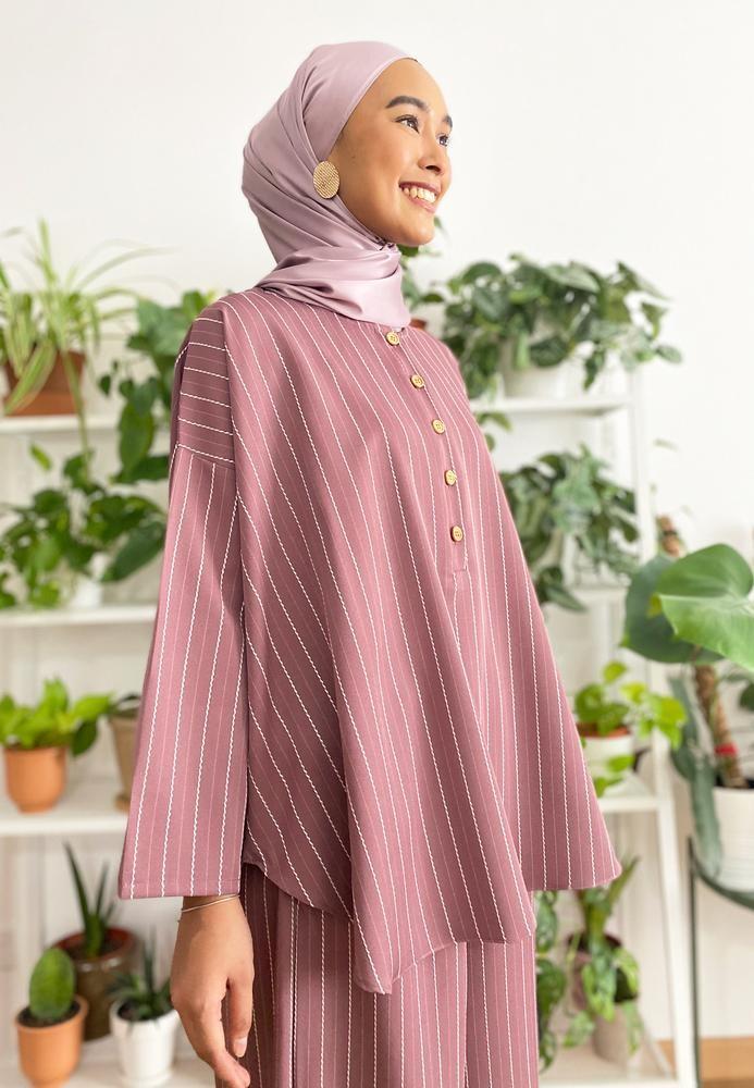 HANI BAGGY TOP baju set office hanii melayu, Women's Fashion, Muslimah ...