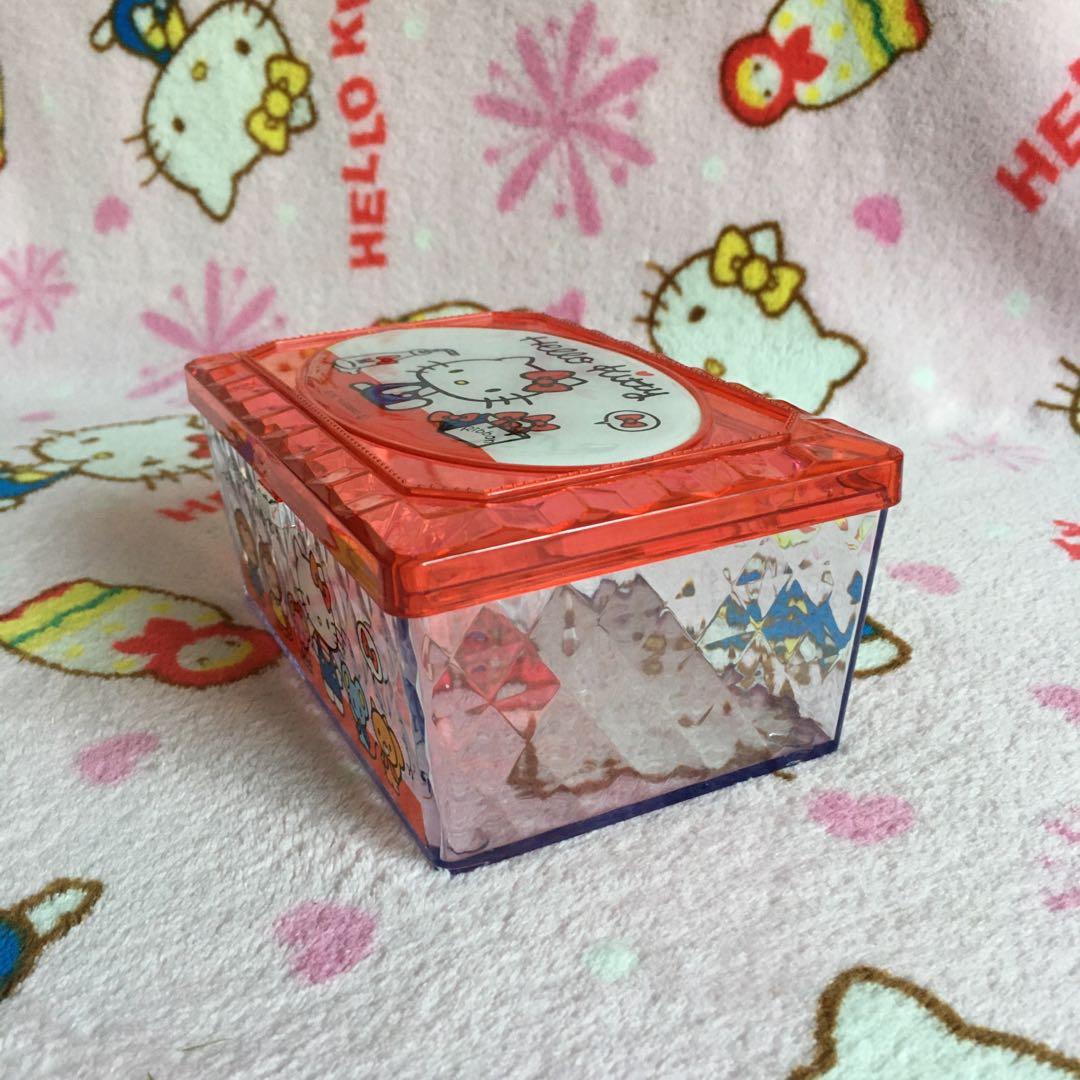 Hello Kitty Acrylic Storage Box Container, Hobbies & Toys, Stationery ...