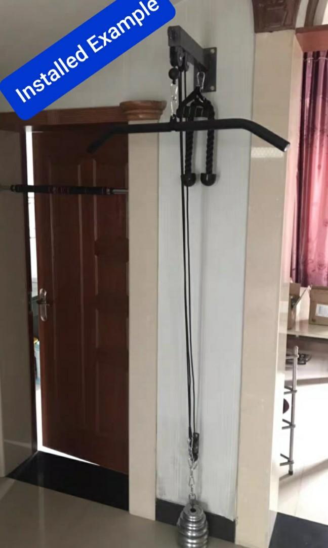 Home Gym Cable System , Sports Equipment, Exercise & Fitness, Cardio ...