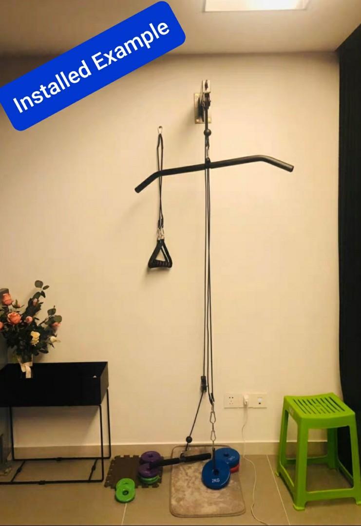 Home Gym Cable System , Sports Equipment, Exercise & Fitness, Cardio ...