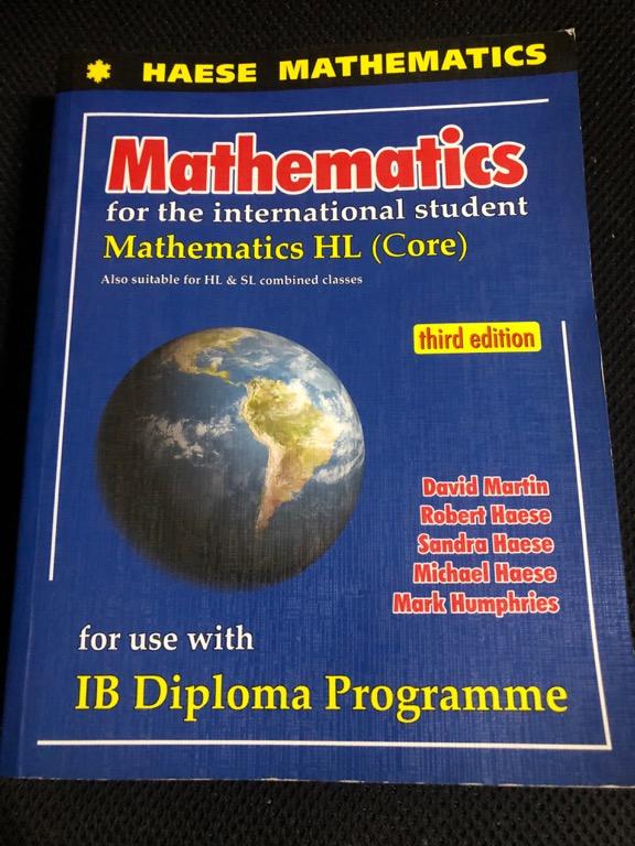 IB Diploma Mathematics HL (core) third edition textbook, Hobbies & Toys ...