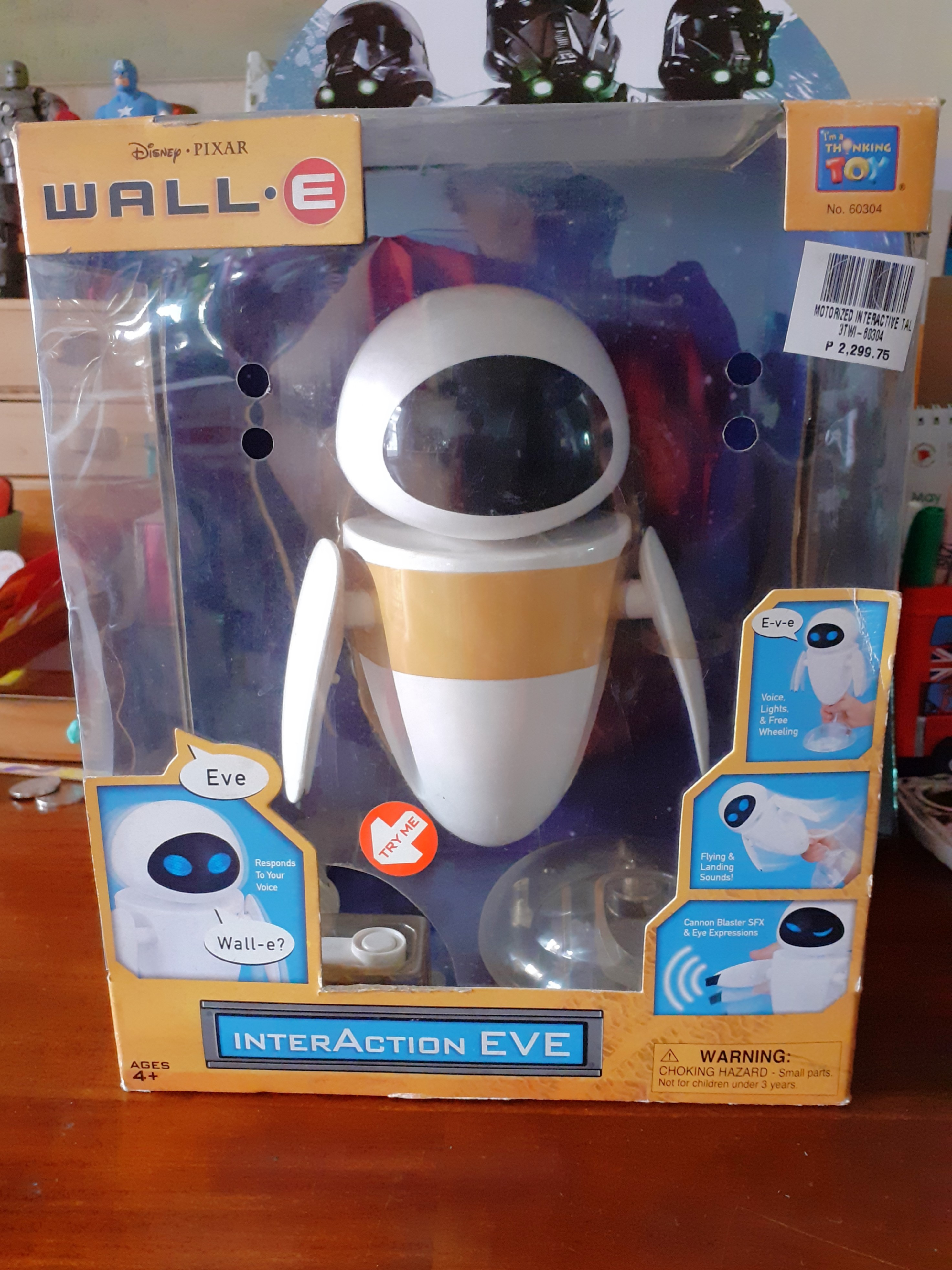 Interaction EVE Disney Pixar WALL.E, Hobbies & Toys, Toys & Games on ...