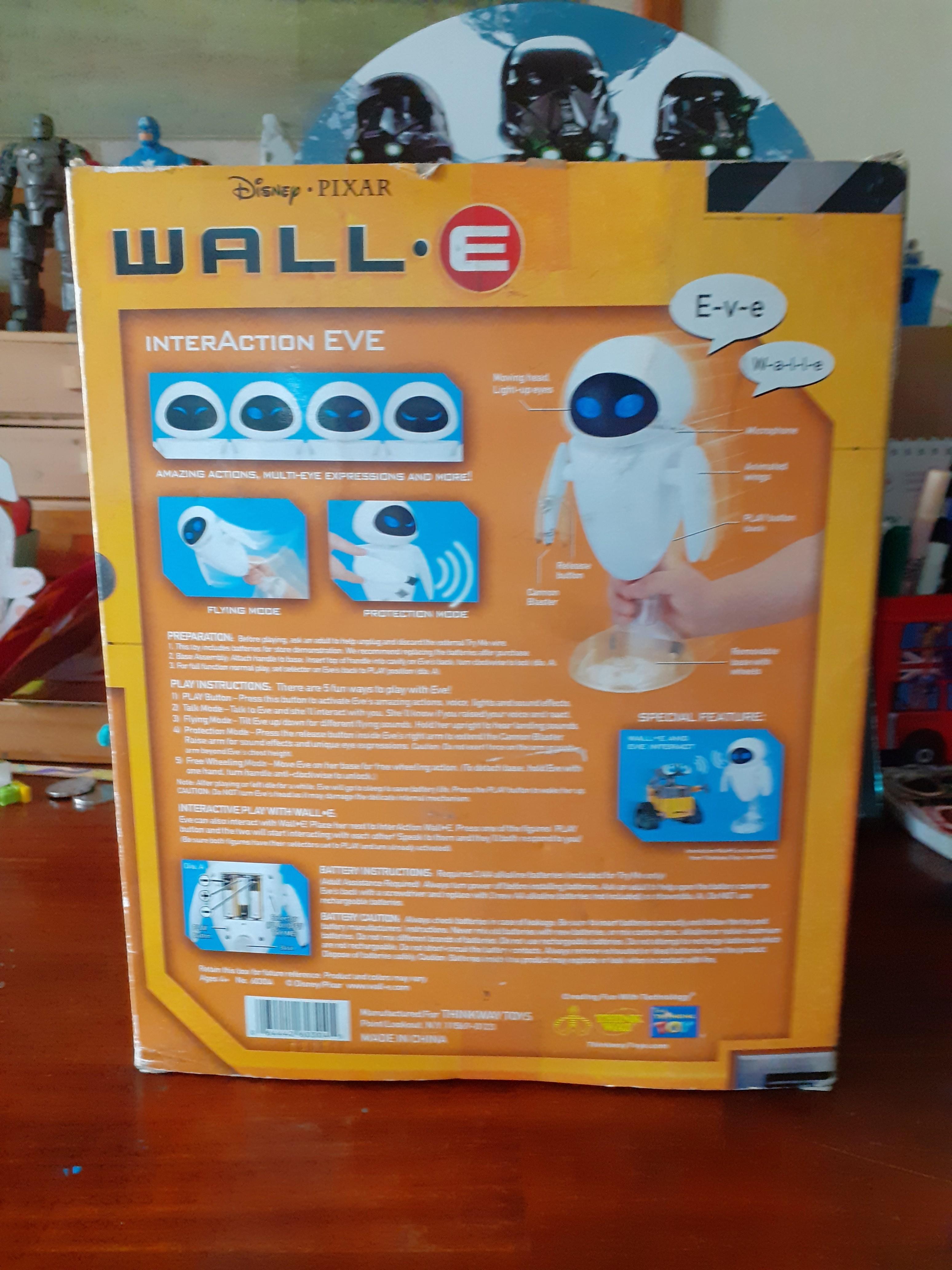 Interaction EVE Disney Pixar WALL.E, Hobbies & Toys, Toys & Games on ...
