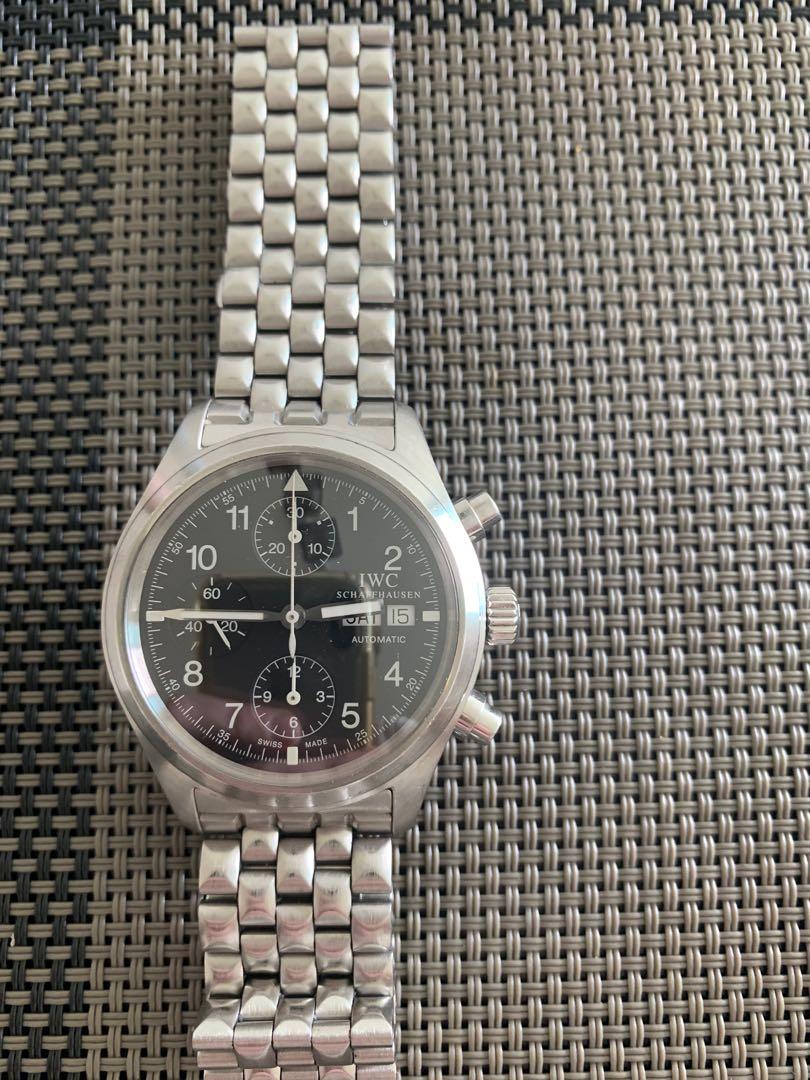 IWC Pilot Chronograph Ref 3706 (Full Set), Mobile Phones & Gadgets ...