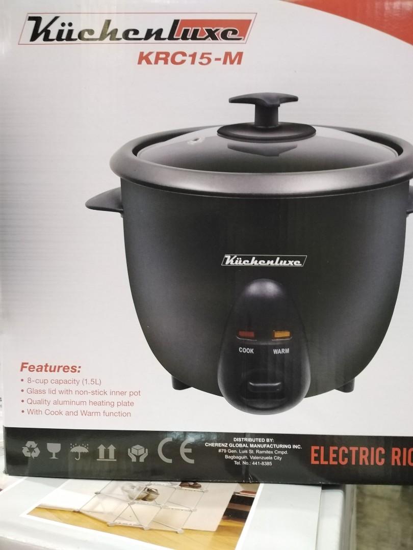 KUCHENLUXE RICE COOKER 10 CUPS, TV & Home Appliances, Kitchen ...