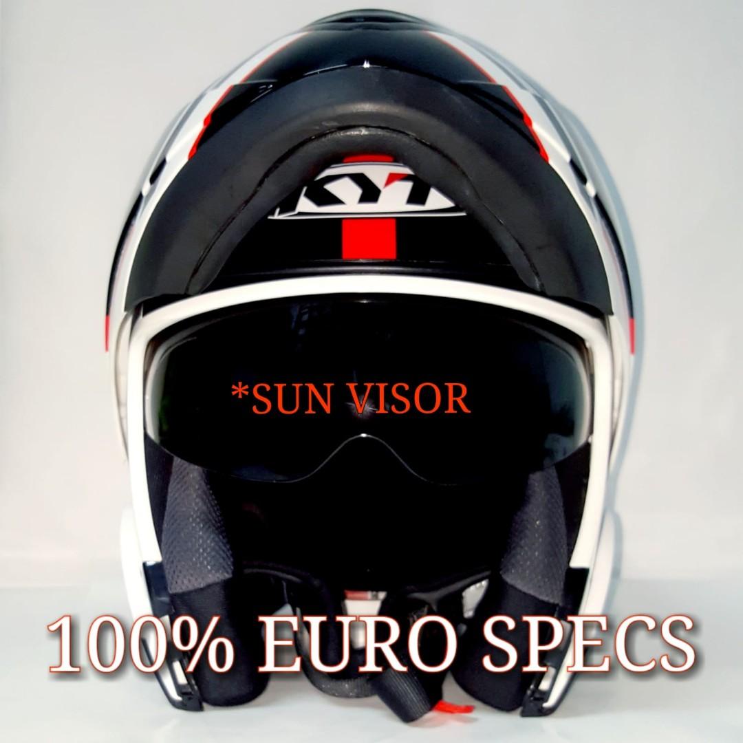 KYT CONVAIR MODULAR HELMET, Motorcycles, Motorcycle Accessories on ...