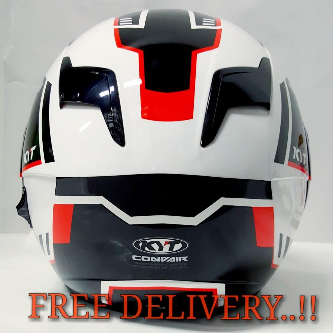 KYT CONVAIR MODULAR HELMET, Motorcycles, Motorcycle Accessories on ...