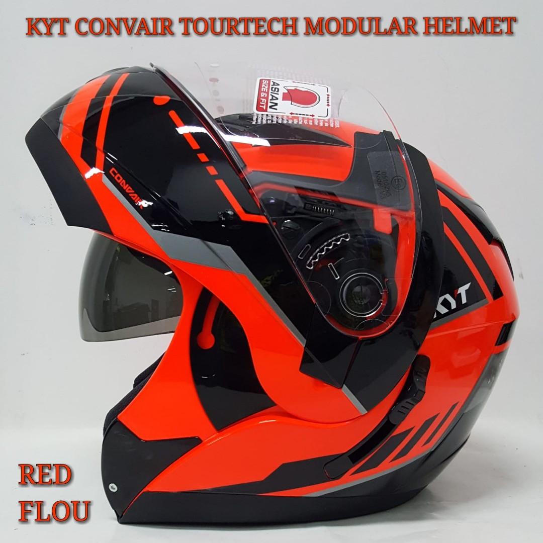 KYT CONVAIR TOURTECH MODULAR HELMET, Motorcycles, Motorcycle ...