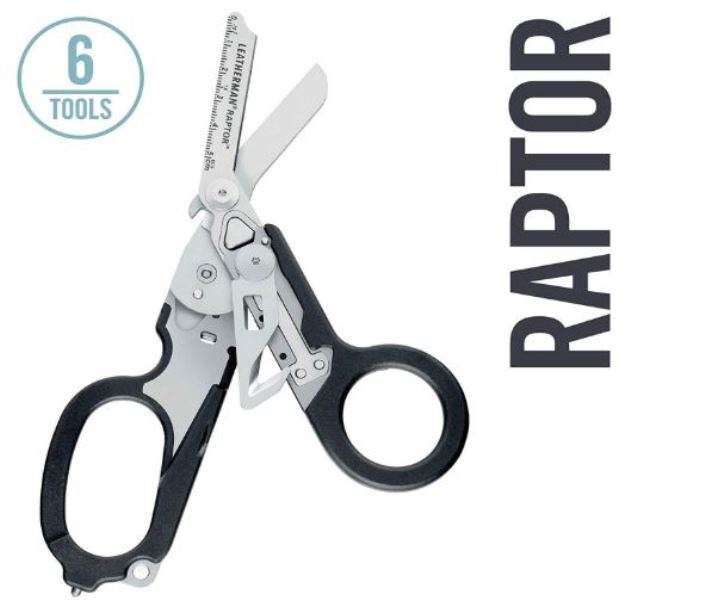 Leatherman Raptor Emergency Response Shears Strap Ring Cutter Ruler ...