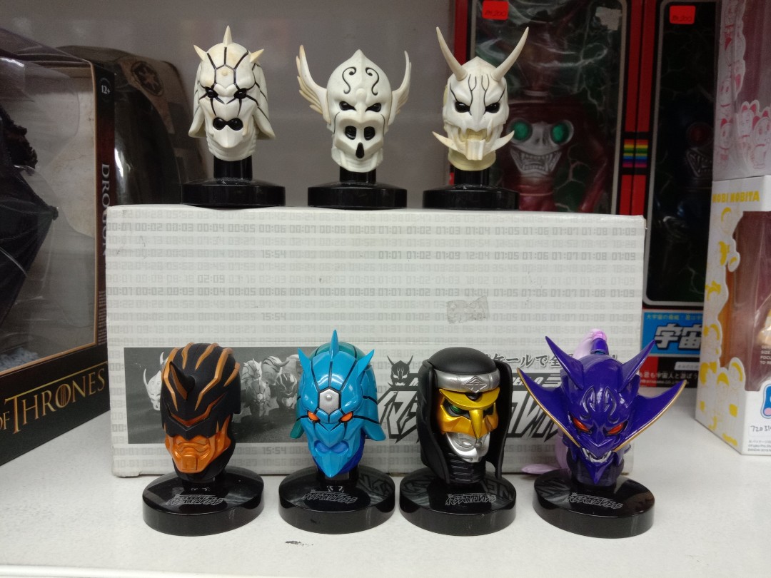 Masked Kamen Rider mask den-o collection kaijin momotaro - 7 pcs ...