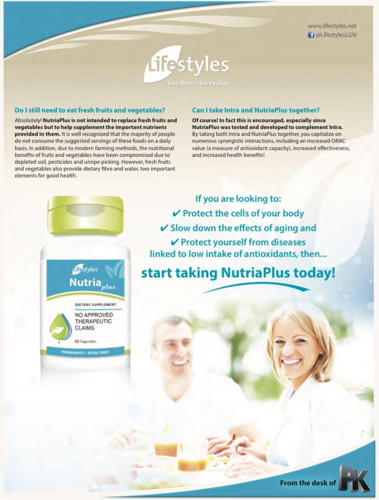 NutriaPlus (60caps/btl), Everything Else on Carousell