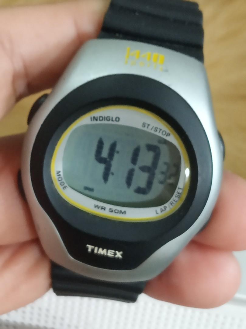 Original Timex indiglo sport gent watch, Men's Fashion, Watches ...