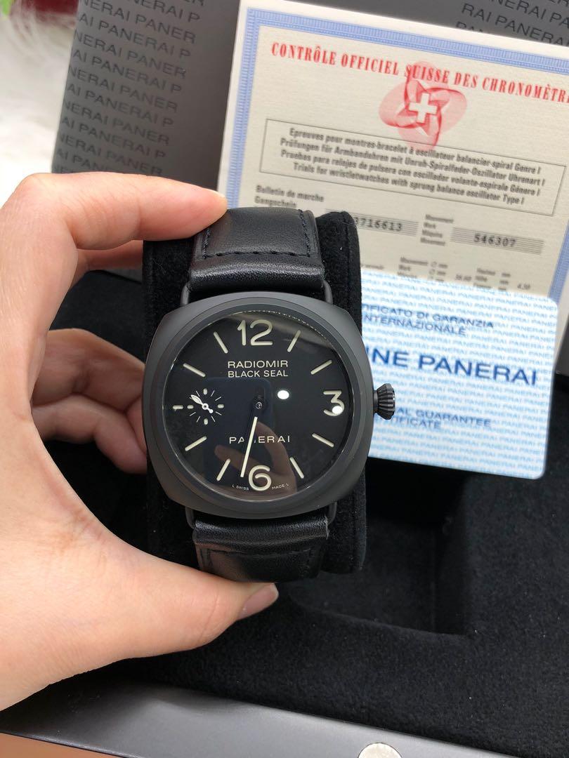 Panerai PAM 292 ceramic 45mm Full Set, Luxury, Watches on Carousell