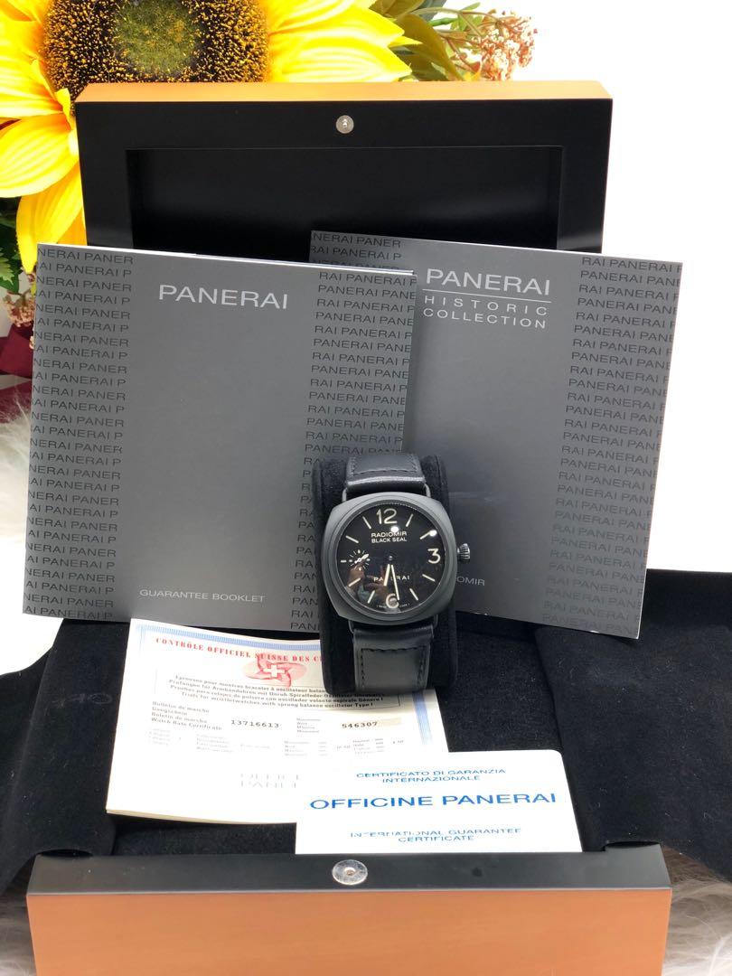 Panerai PAM 292 ceramic 45mm Full Set, Luxury, Watches on Carousell
