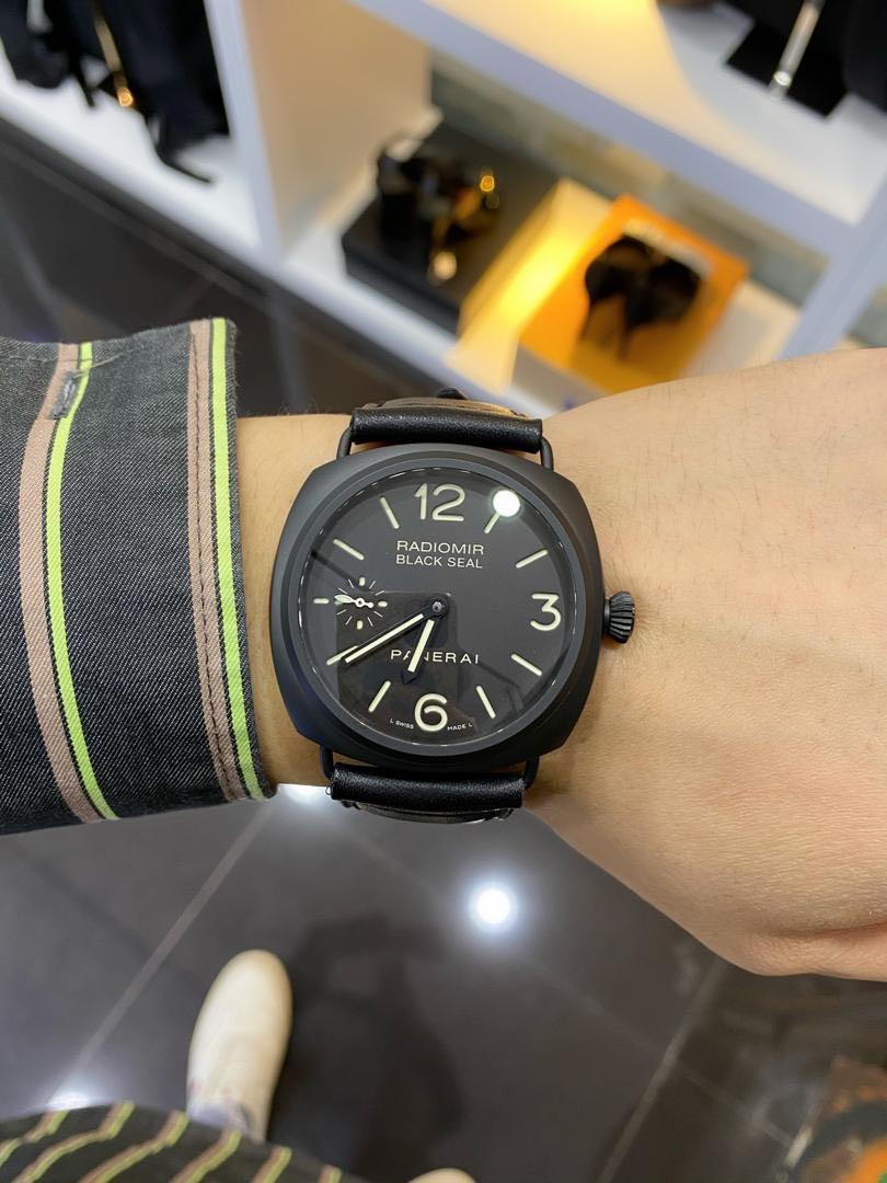 Panerai PAM 292 ceramic 45mm Full Set, Luxury, Watches on Carousell