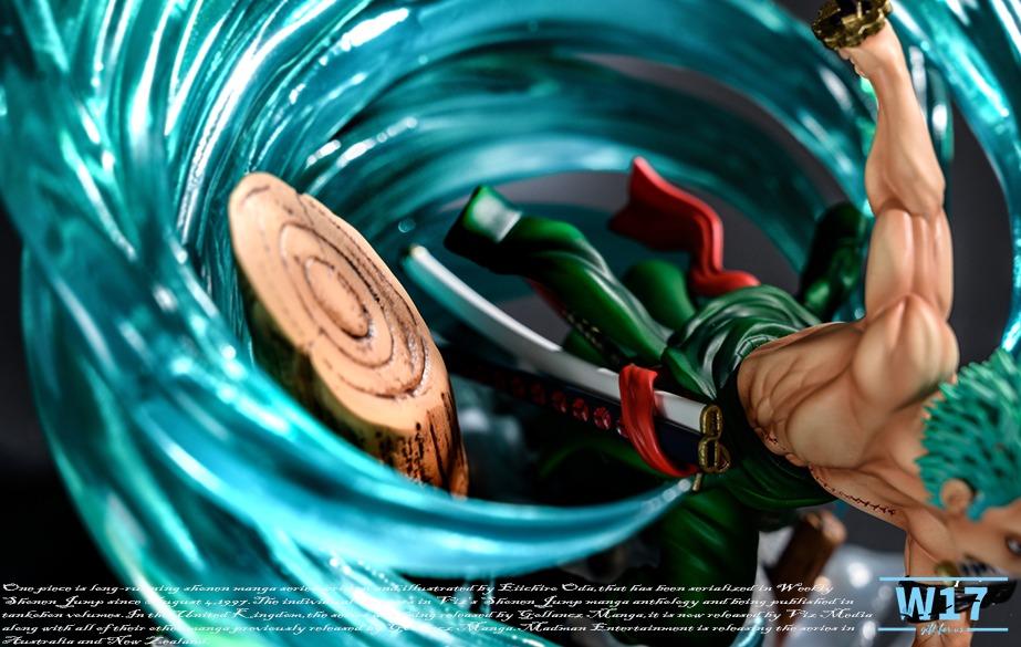 [PO] W17 Studio - One Piece Roronoa Zoro with LED Lighting, Hobbies ...
