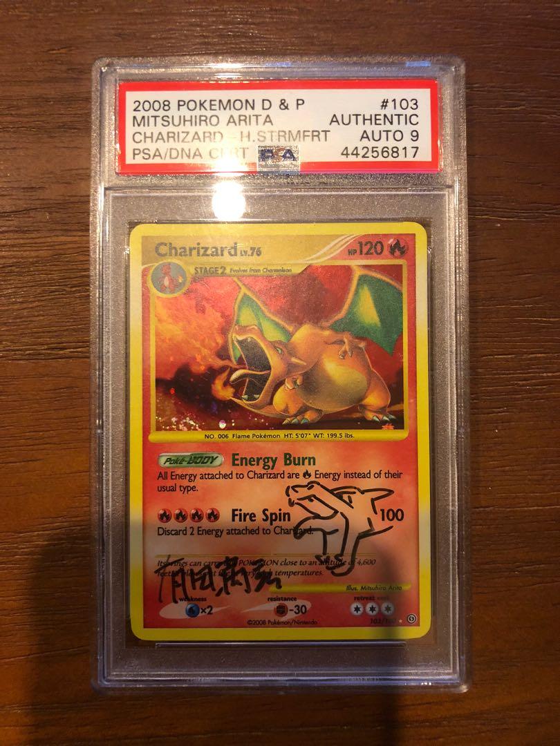 Pokemon Mitsuhiro Arita Charizard Signed Sketch, Hobbies & Toys, Toys ...