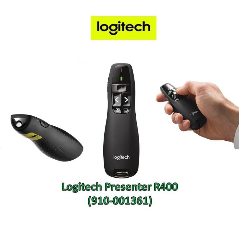 PRESENTER LOGITECH LASER POINTER RED 2.4GHz R400, Computers & Tech ...
