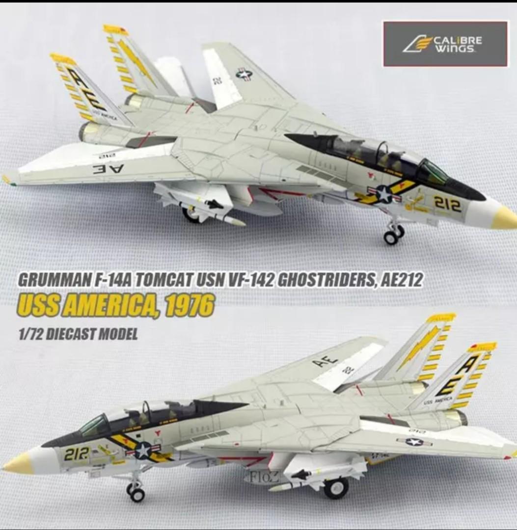 *RARE* 1:72 F-14A Tomcat (USN VF-142 Ghostrider Livery), Hobbies & Toys ...