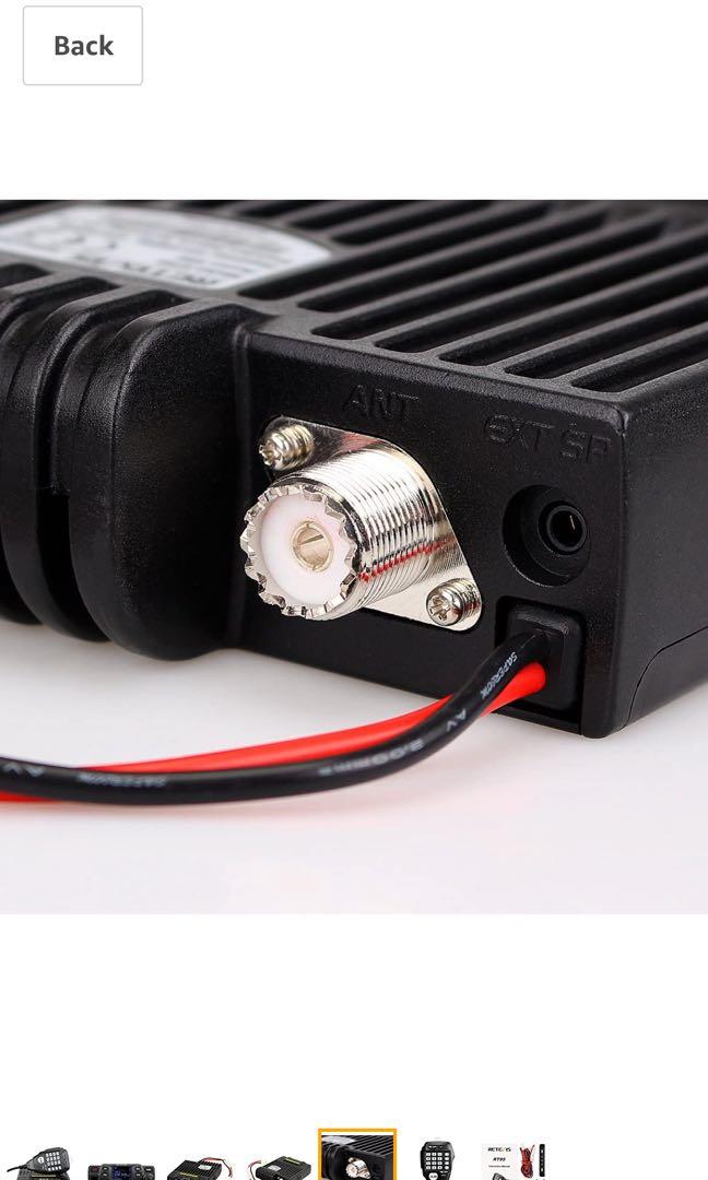 Retevis RT95 Mobile Radio Dual Band Transceiver, Audio, Portable Music ...