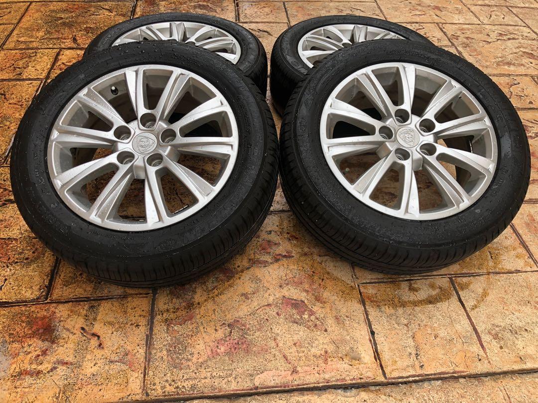 Rim proton preve 16 inci siap tayar, Auto Accessories on Carousell