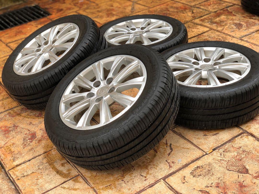 Rim proton preve 16 inci siap tayar, Auto Accessories on Carousell