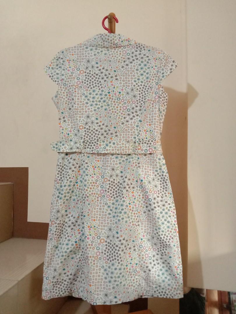 Samlin Ladies floral printed dress, Women's Fashion, Dresses & Sets ...