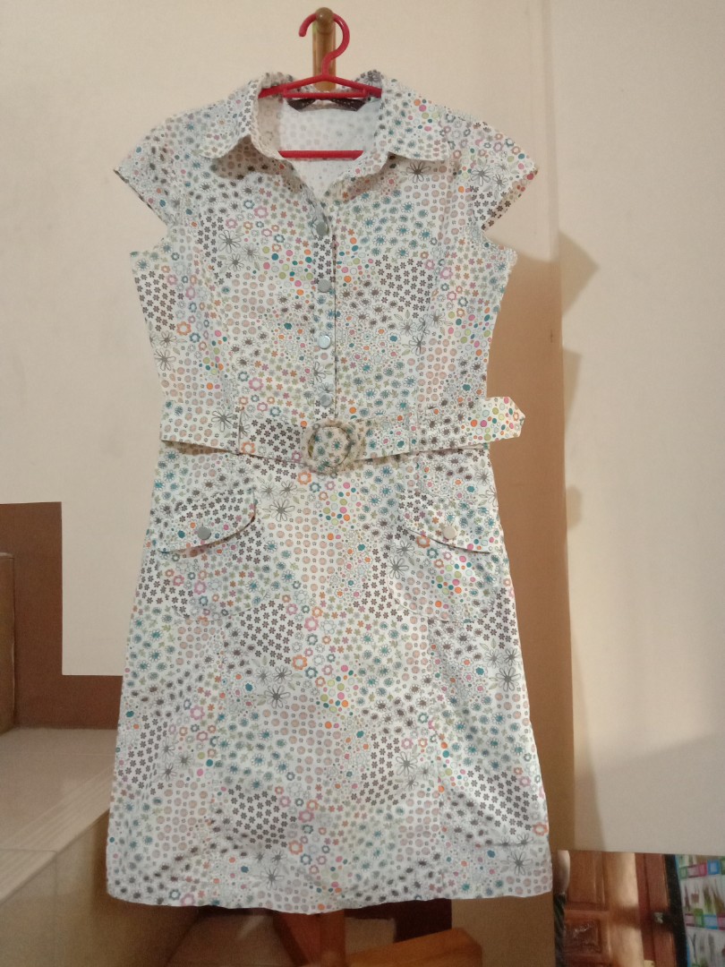 Samlin Ladies floral printed dress, Women's Fashion, Dresses & Sets ...