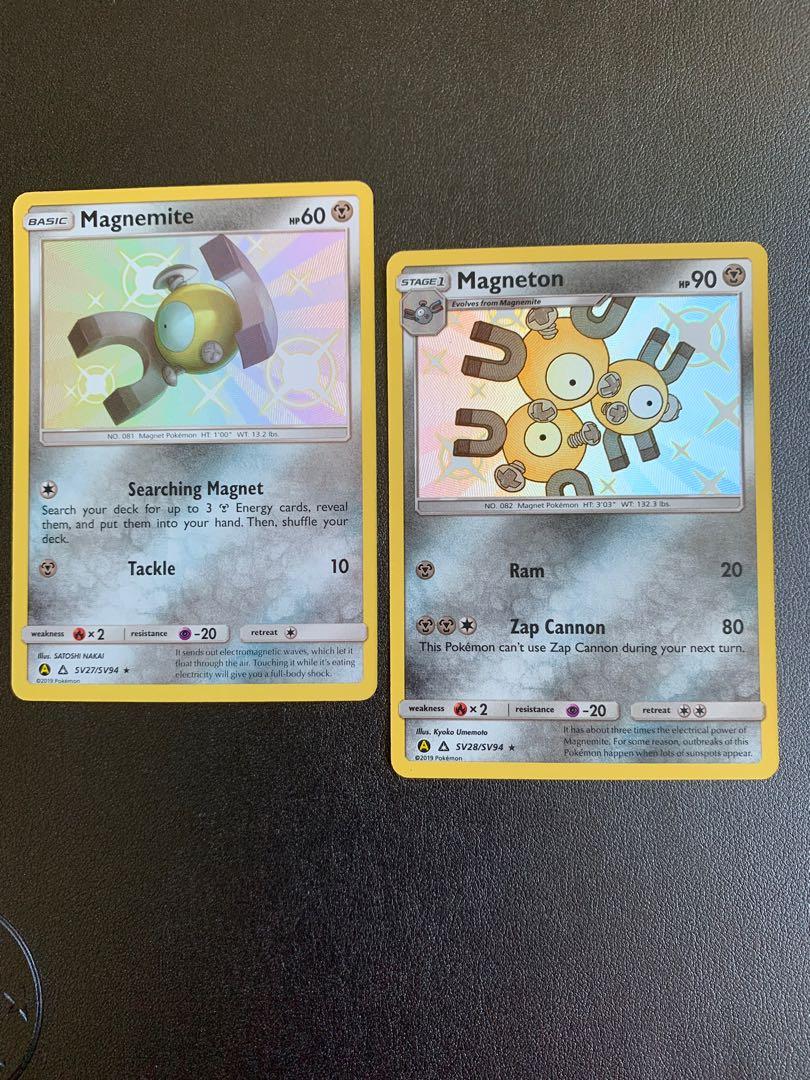 Shiny Magnemite/Shiny Magneton/Hidden Fates/Pokemon Cards, Hobbies ...