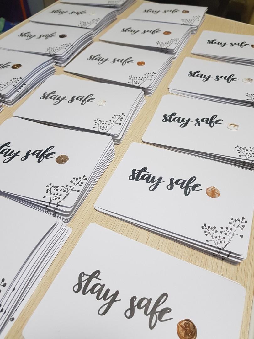 Stay Safe Cards (bulk order), Hobbies & Toys, Stationery & Craft ...