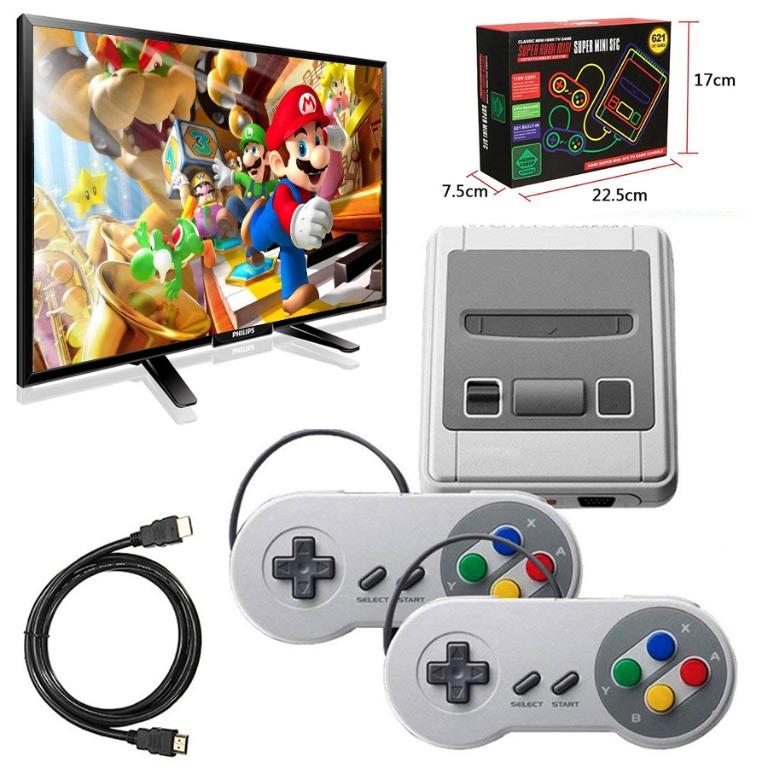Super SNES Mini HD Family TV 8 Bit Video Game Console HDMI Output TV ...