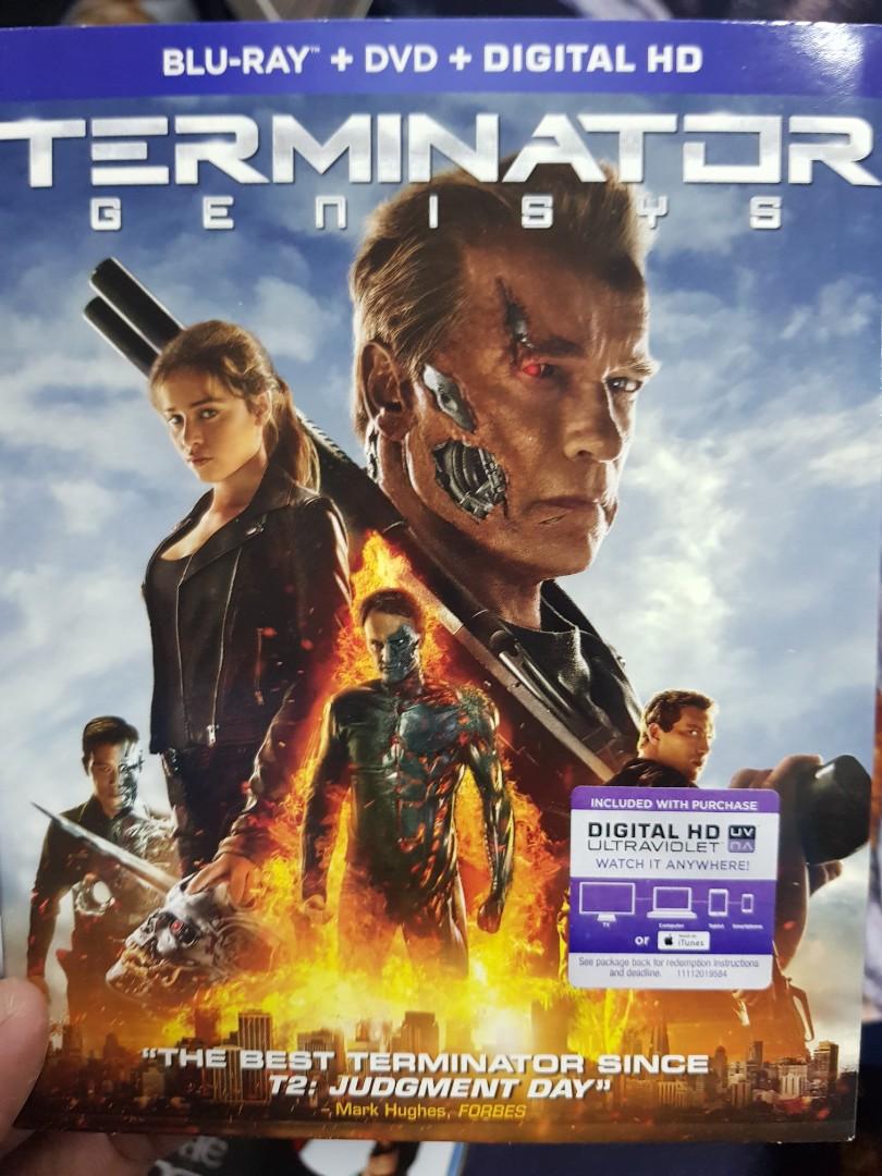 Terminator Genisys blu ray, Hobbies & Toys, Music & Media, CDs & DVDs ...