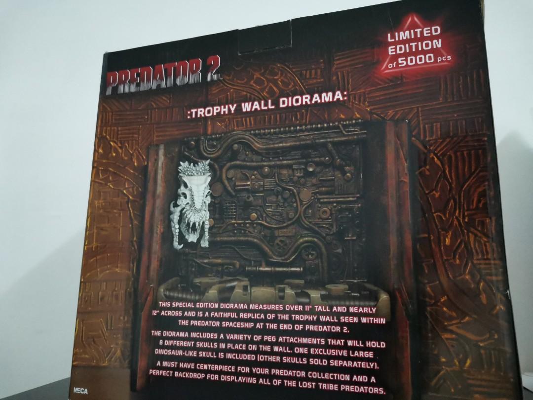 NECA: Predator Trophy Skulls Pack + Trophy Wall (Limited edition 5000 ...