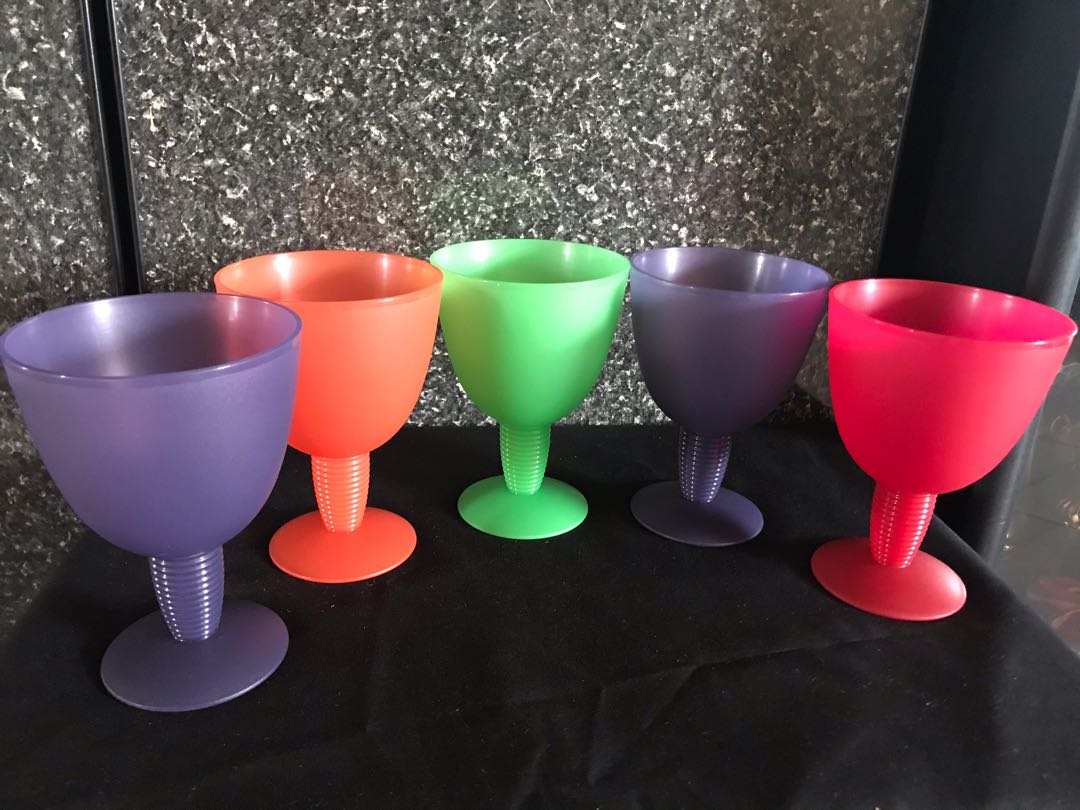 Tupperware cups with stand, Furniture & Home Living, Kitchenware ...