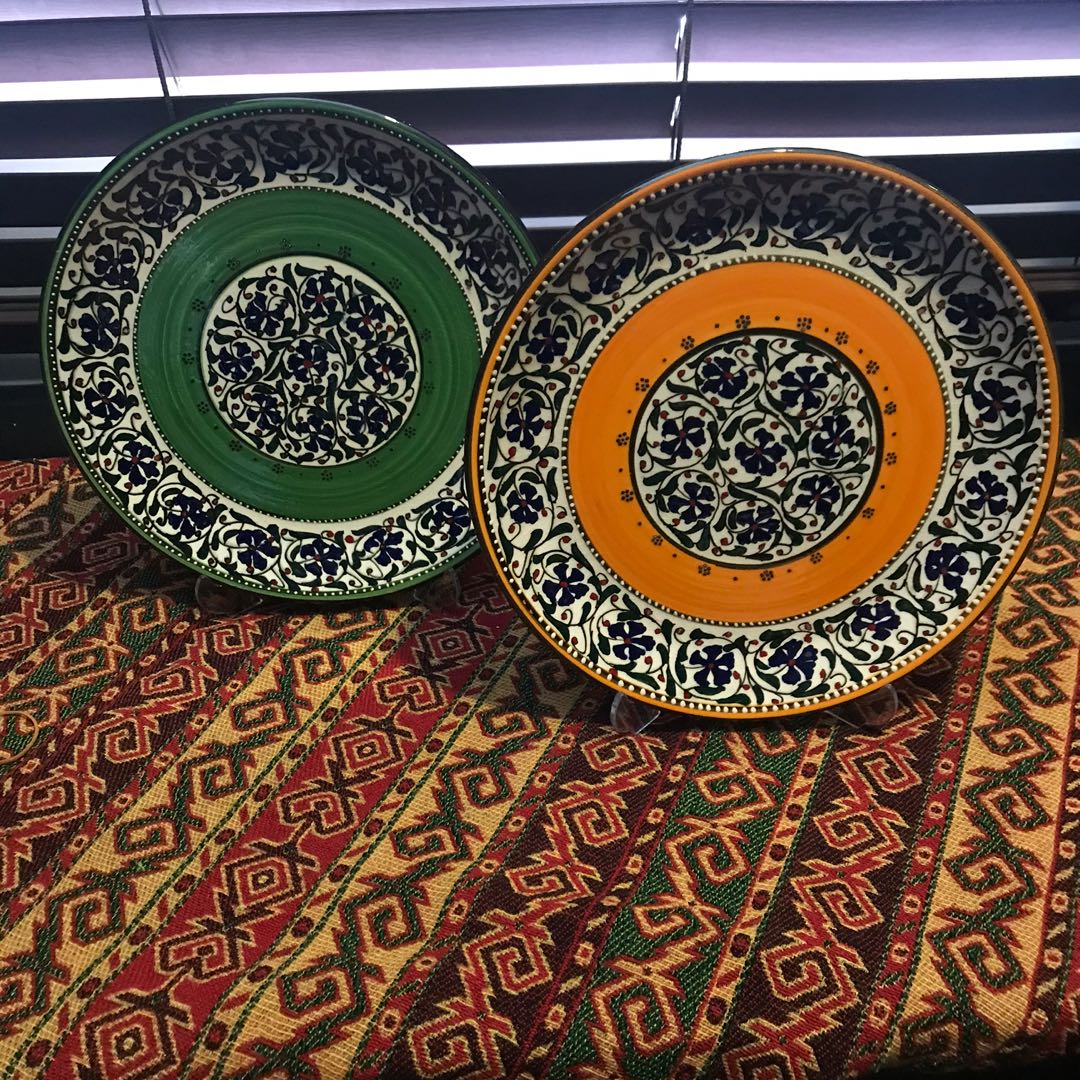 Turkish plates, Furniture & Home Living, Kitchenware & Tableware ...