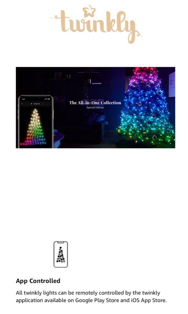 Twinkly Smart Decorations Custom LED String Lights Special Edition ...