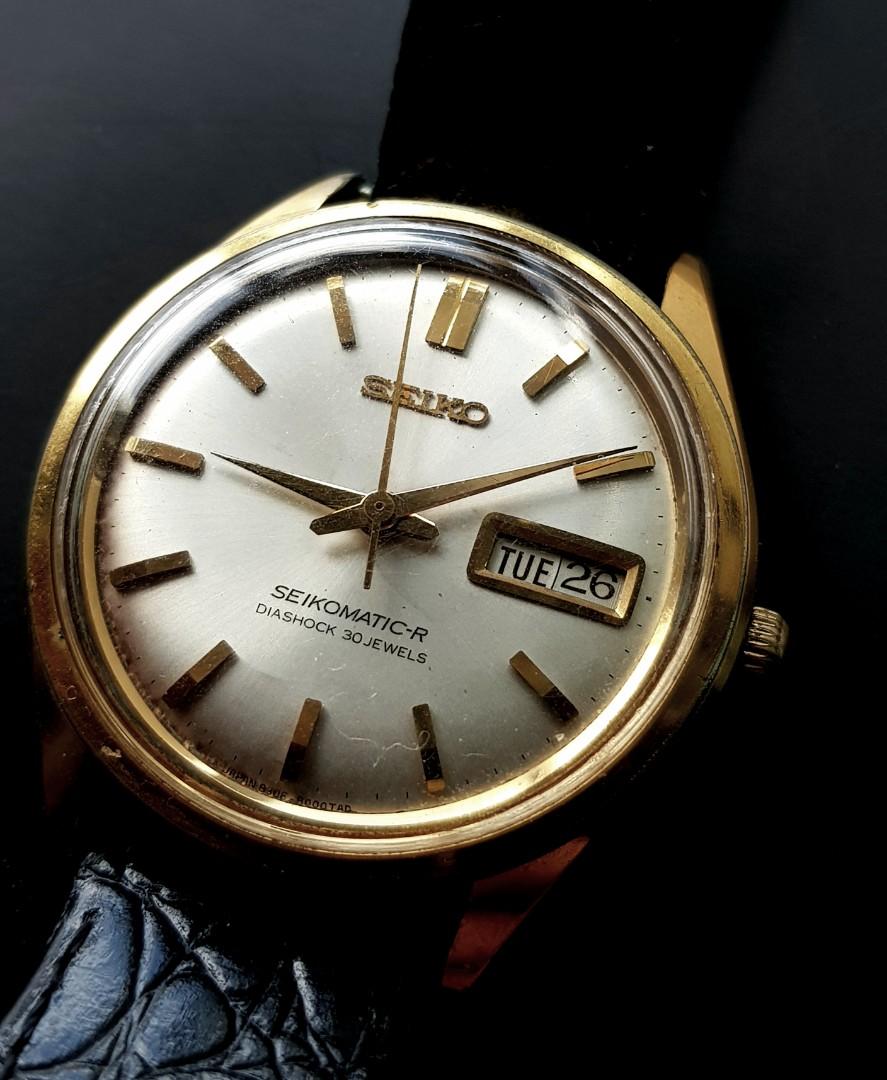 Vintage seikomatic-R 8306-8000 30J Dia shock auto daydate watches, Men ...