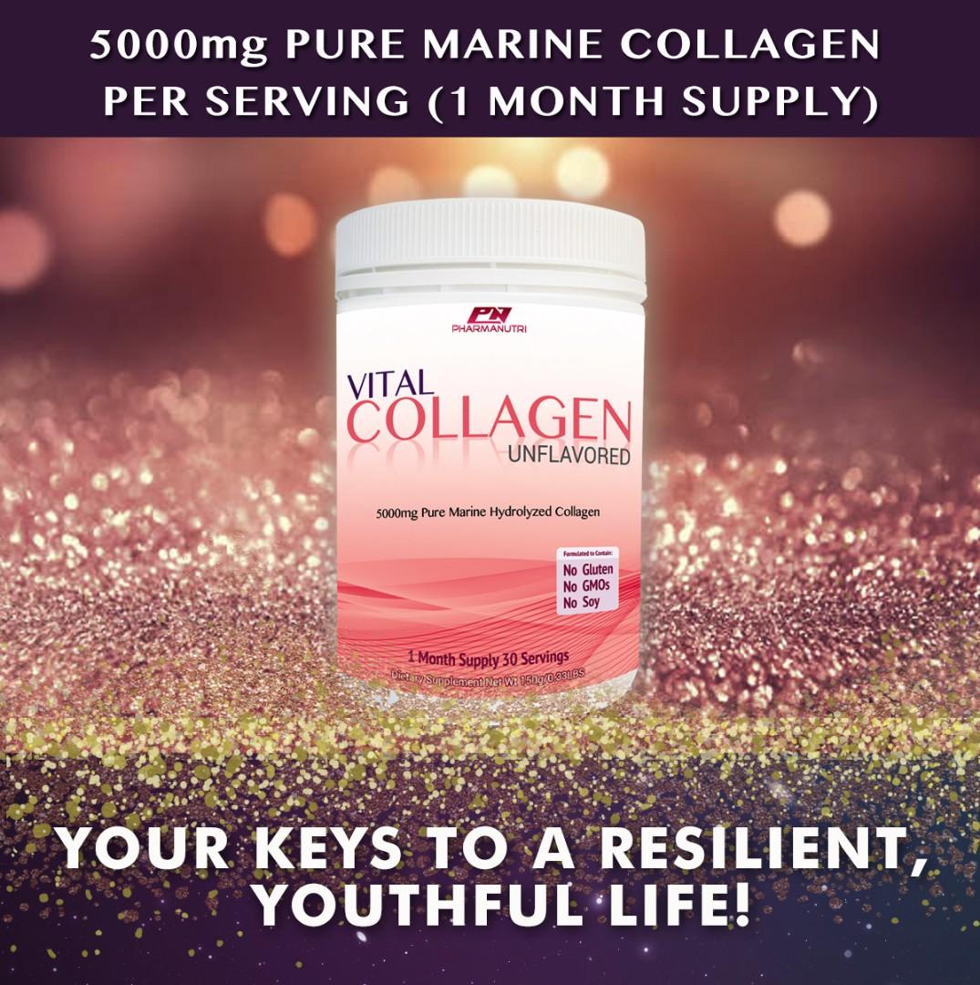 Vital Collagen - HALAL collagen powder 5000mg, Health & Nutrition ...