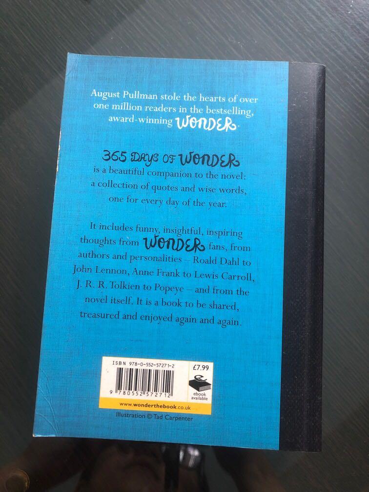 365 Days of Wonder, Books & Stationery, Fiction on Carousell