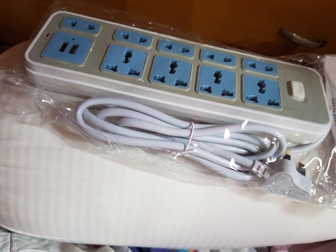 4 point Extension Cord, Electronics, Others on Carousell