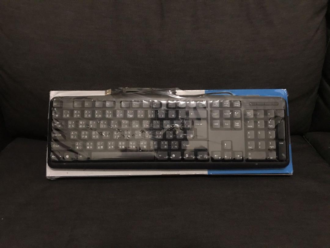電腦鍵盤 FL-550 WIRED KEYBOARD, 電腦及科技產品, 電腦周邊產品, 電腦鍵盤及相關產品在旋轉拍賣