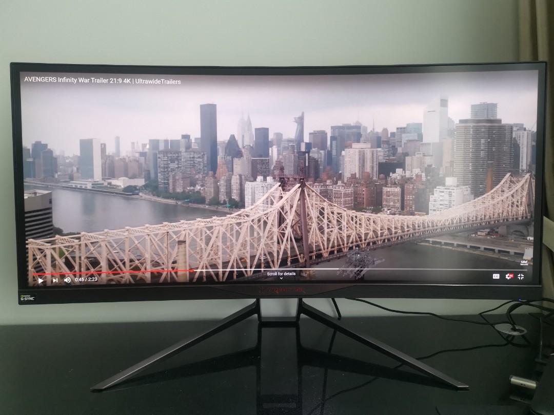 Acer Predator X34 Ultrawide QHD (3440x1440), Computers & Tech, Parts ...