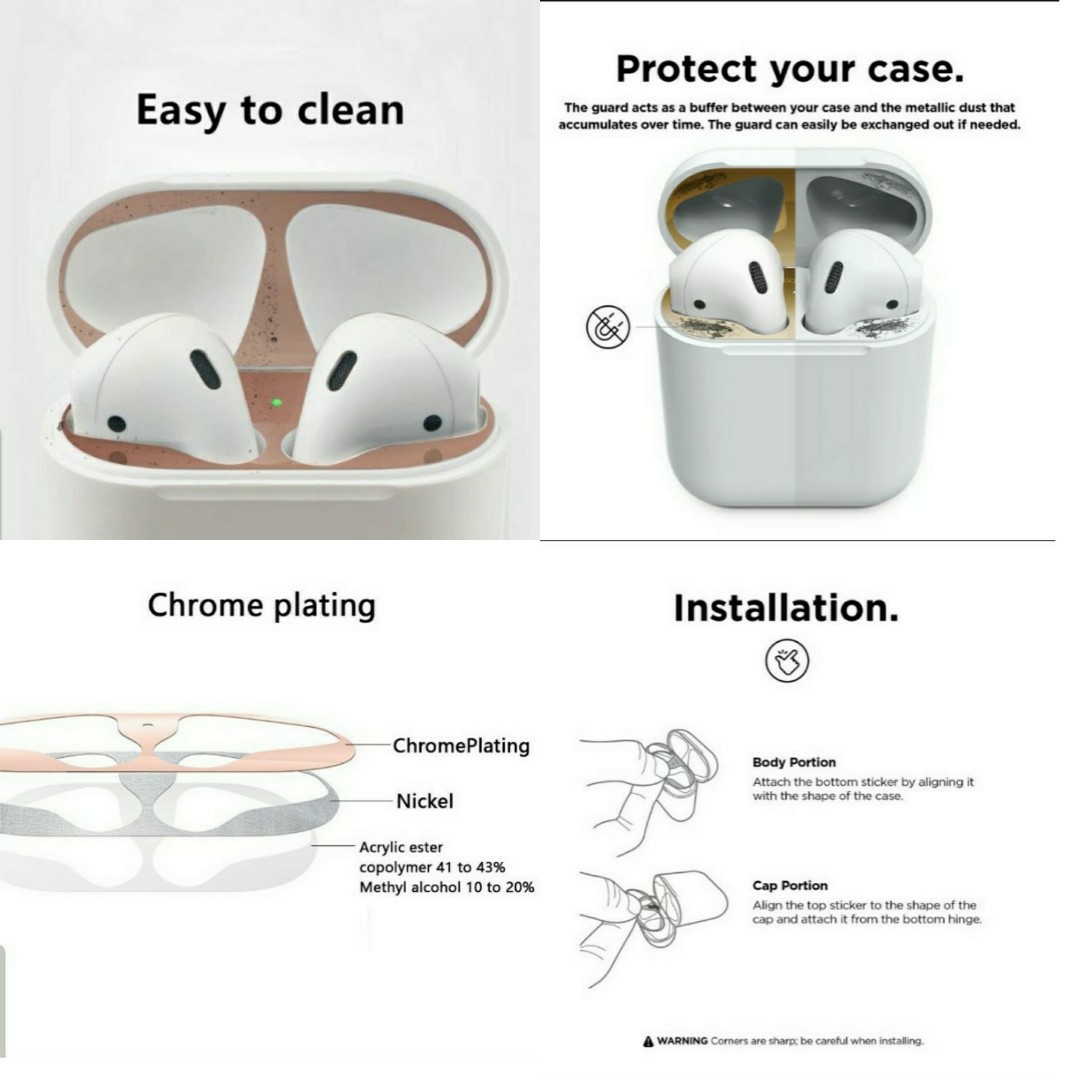 Airpod gen1/2 dust guard, Mobile Phones & Gadgets, Mobile & Gadget ...