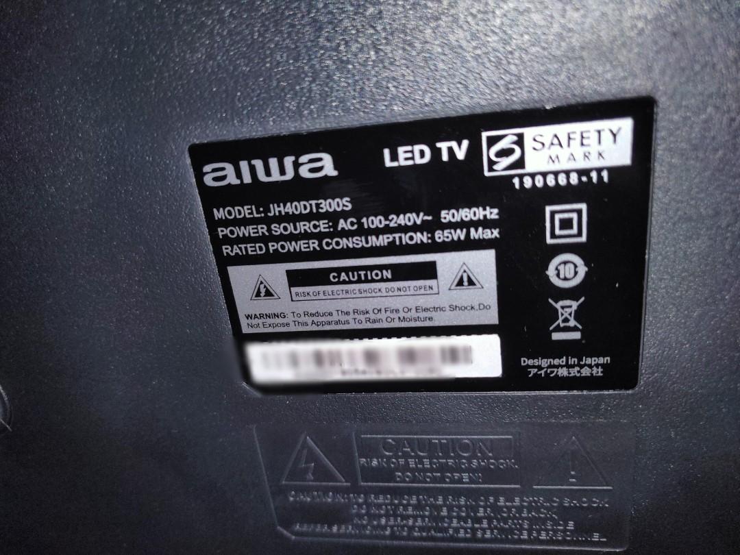 Aiwa M3 Series 40 inch Full HD LED TV JH40DT300S/ HyperSound Quality ...
