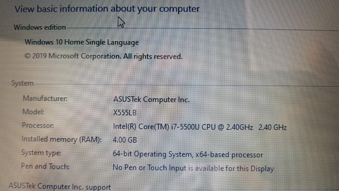 ASUS i7 Laptop model X555L, Computers & Tech, Laptops & Notebooks on ...