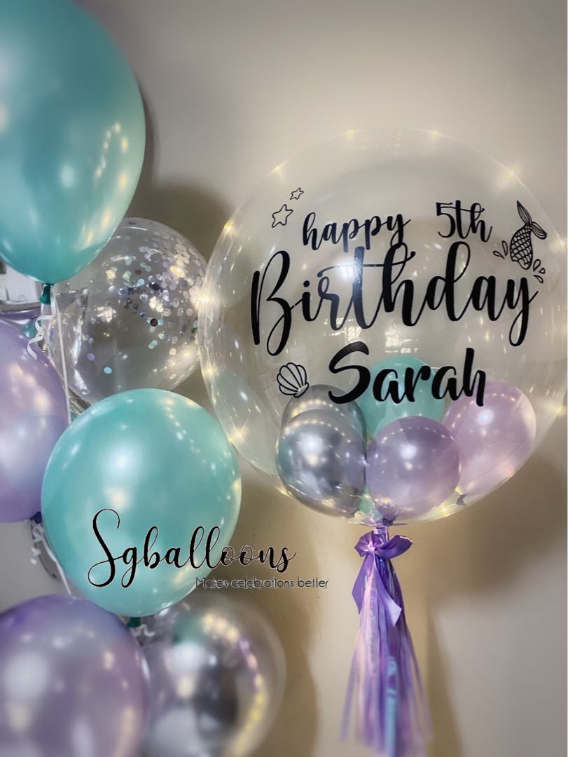 DELIVERY ️Birthday customised balloons ️ helium balloon , birthday ...