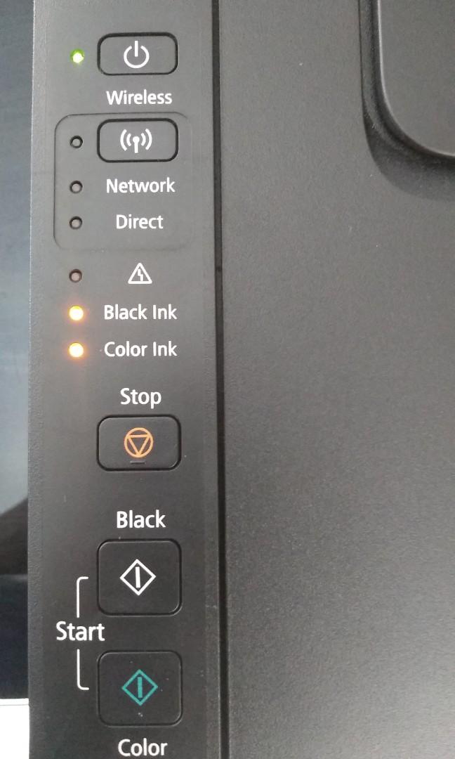 Canon Pixma Printer MG3070s with scanner c/w manual and cd driver no ...